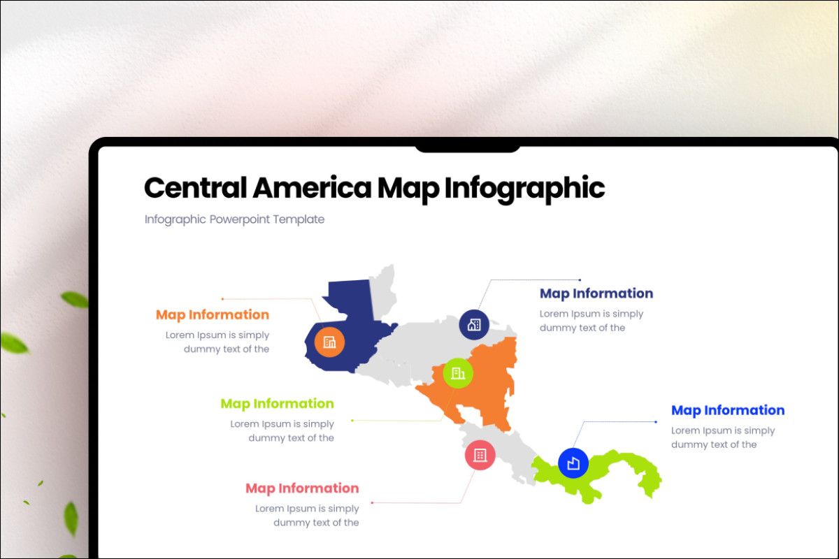 Map - Infographic PowerPoint Template | Nulivo Market